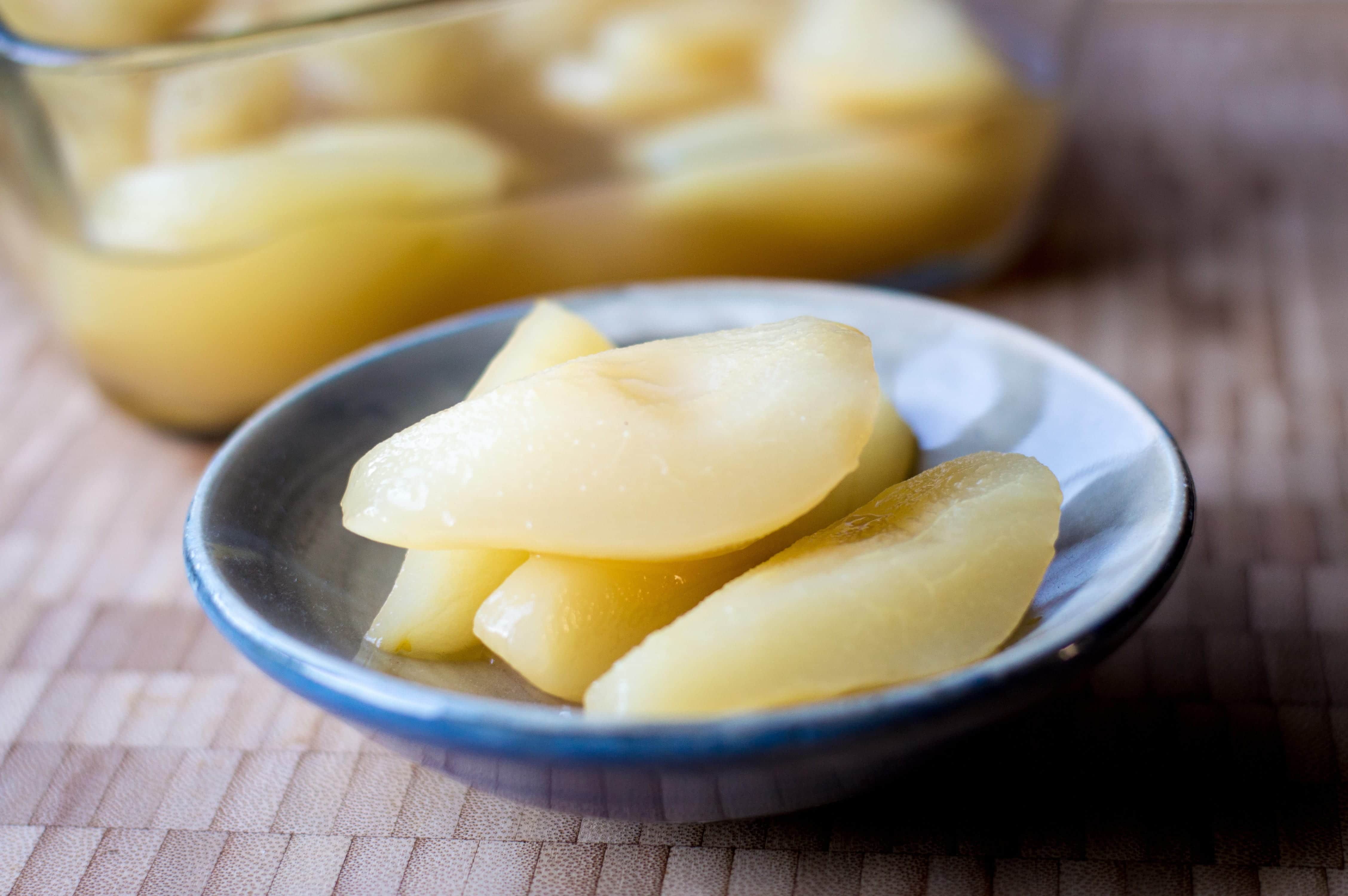 Sliced Pears